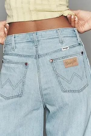 Wrangler Canyon Trophy High-rise Wide-leg Jeans