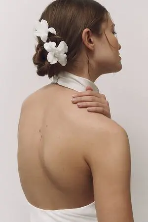 TWIGS & HONEY Floral Hair Pin And Comb Set