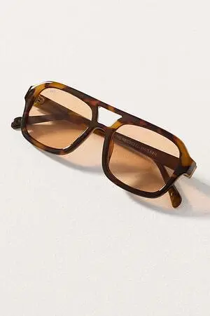 REALITY EYEWEAR Runway Aviator Sunglasses - Turtle