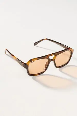 REALITY EYEWEAR Runway Aviator Sunglasses - Turtle