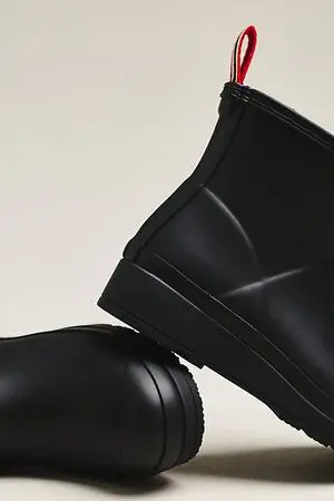 Hunter Play Short Rain Boots - Black