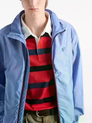 Prada Striped Polo Shirt - Red
