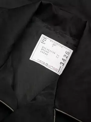 Sacai Contrasting-trim Shirt Jacket