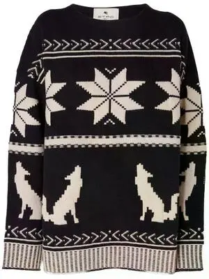 Etro Fair Isle Virgin Wool Sweater
