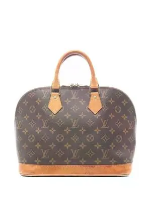 LOUIS VUITTON 1998 Pm Alma Monogram Tote - Brown