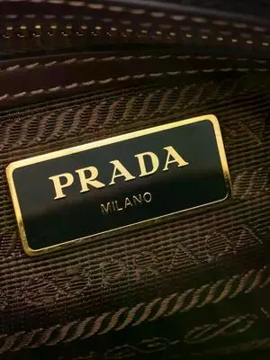 Prada 2010s Logo-jacquard Shoulder Bag - Neutrals