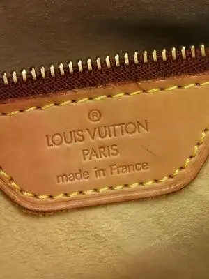 LOUIS VUITTON 2002 Looping Gm Monogram-canvas Shoulder Bag - Brown