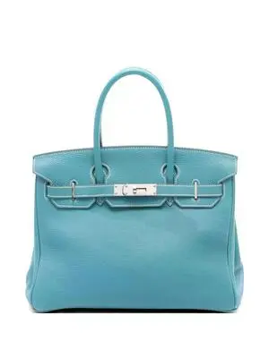 Hermès 2004 30 Birkin Tote - Blue