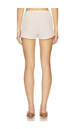 MONTCE X Elsa Hosk Low-rise Drawstring Short - Beige