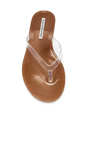 BLACK SUEDE STUDIO Crystal Flip Flop