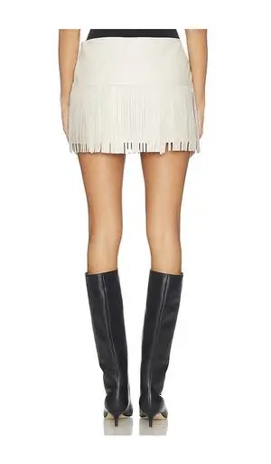 LAMARQUE Hunter Leather Skirt