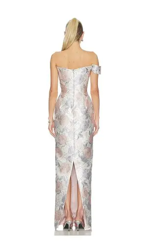 SAU LEE Jackson Brocade Gown