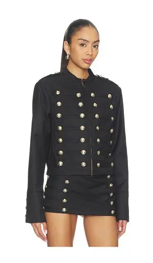 Lioness Rush Hour Jacket With Gold-tone Button Accents