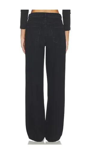 GRLFRND Bella Low Rise Boyfriend Drawstring Jeans - Black