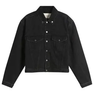 ENTIRE STUDIOS Shrunken Denim Jacket - Magnetite