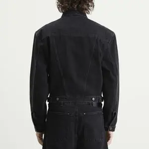 ENTIRE STUDIOS Shrunken Denim Jacket - Magnetite