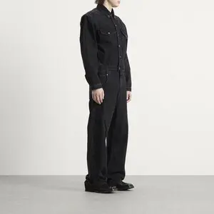 ENTIRE STUDIOS Shrunken Denim Jacket - Magnetite