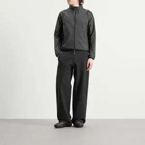 ROA Pinstriped Hooded Wind Jacket
