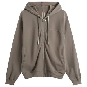 Rick Owens Slouchy Zip Hoodie - Dust