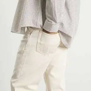 DRAKE'S Five Pocket Selvedge Jeans - Ecru