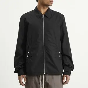 Rick Owens Zip-front Nylon Jacket - Black