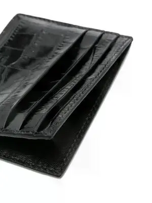 TOM FORD Embossed Card Holder - Black