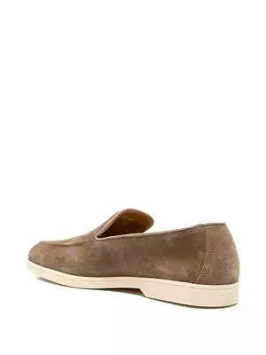 DOUCAL'S Suede Loafers - Brown