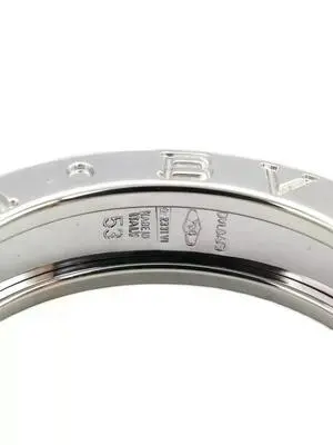 BVLGARI 2010 18kt White Gold B.zero1 Ring