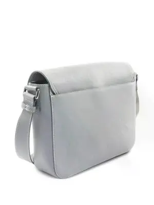 Dior Saddle Leather Messenger Bag - Grey
