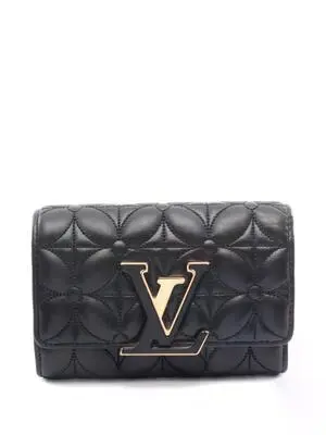 LOUIS VUITTON 2021 Portefeuille Capucines Wallet - Black