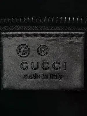 Gucci 2010s Techno Web Leather Backpack