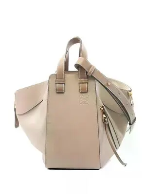 Loewe 2010s Small Hammock Leather Handbag