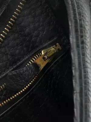 Hermès 2002 31 Trim Leather Shoulder Bag - Black