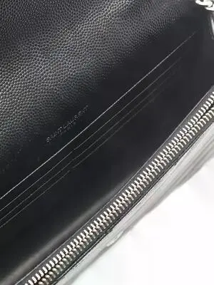 Saint Laurent 2010s Chevron Chain Cross Body Bag