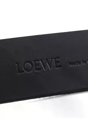 Loewe Anagram Leather Belt - Blue