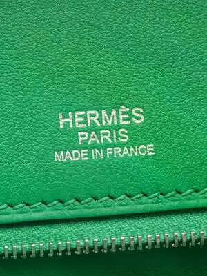 Hermès 2015 30 Birkin Gillies Leather Tote - Green