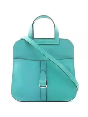 Hermès 2016 Arzan Leather Tote - Blue