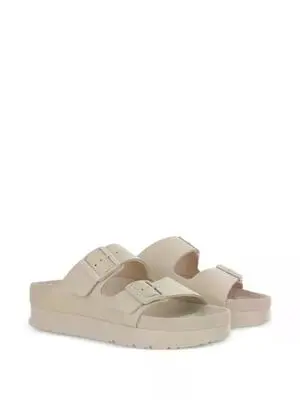 BIRKENSTOCK Arizona Flex Platform Sandals - Neutrals