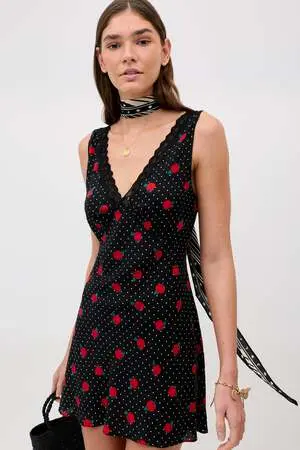 Rixo Leighton Rose Spot Dress