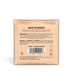 PALLADIO Rice Powder 0.60 Oz - Translucent