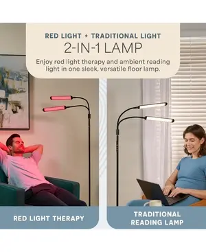 LIFEPRO Near Infrared & Red Light Therapy Lamp Â 216 Leds