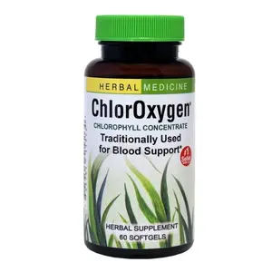 TRACE MINERALS Chloroxygen Chlorophyll Concentrate: 60-count Bottle Of Softgels - No Color