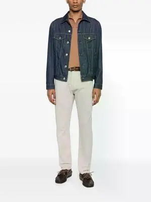 Brunello Cucinelli Button Denim Jacket