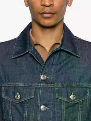 Brunello Cucinelli Button Denim Jacket