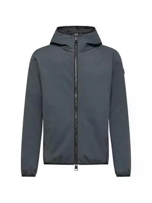 Moncler Hooded Zip-up Jacket - Grey
