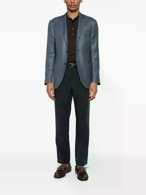 Corneliani Button Single-breasted Jacket - Blue