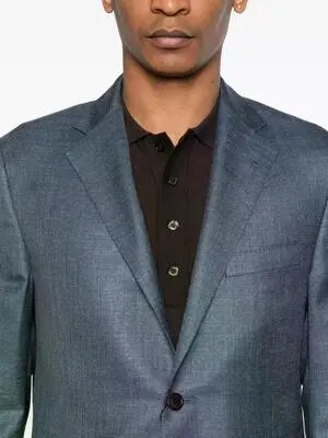 Corneliani Button Single-breasted Jacket - Blue