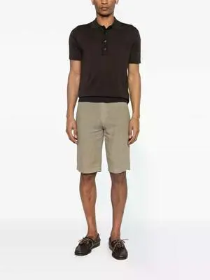 Corneliani Button Closure Shorts - Neutrals