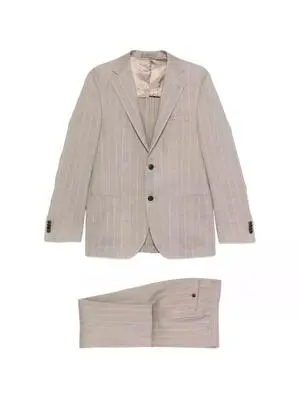 Corneliani Striped Single-breasted Blazer