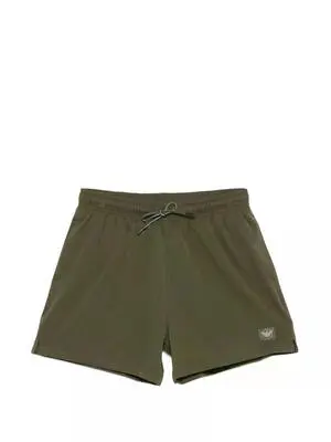 Emporio Armani Herringbone Logo Swim Shorts - Green